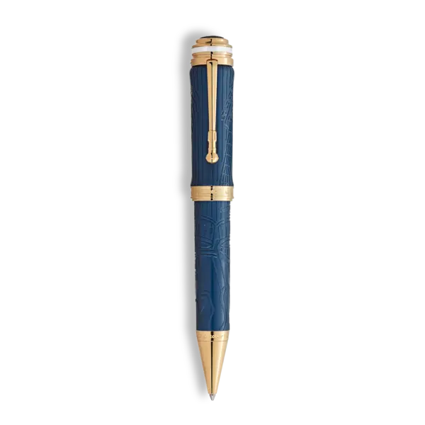 Montblanc Great Characters Homage To Queen Special Edition Ballpoint Pen - Blue