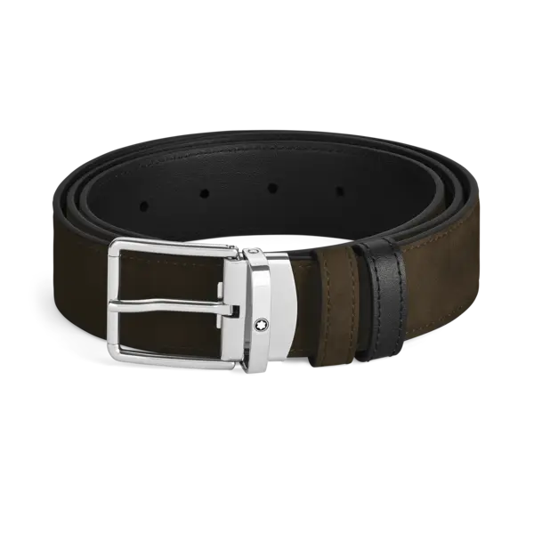 Montblanc Everyday Buckle Reversible Leather Belt - One-color
