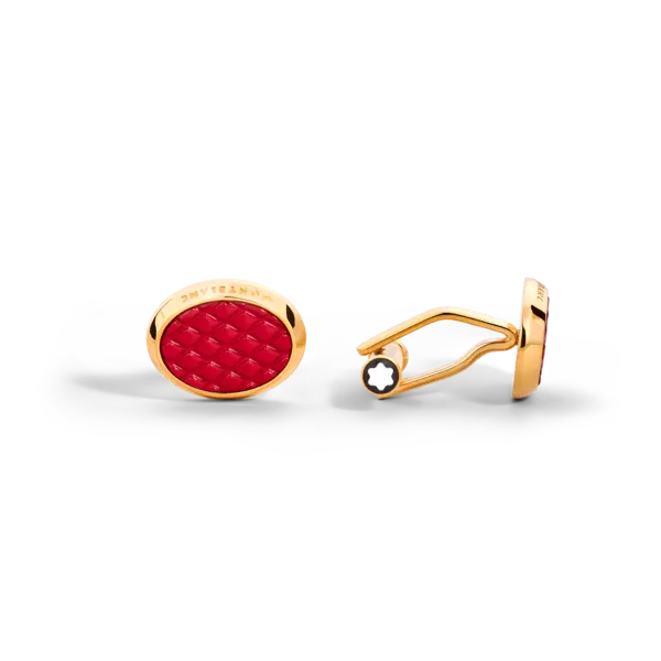 Montblanc Meisterstück Lacquer Cufflinks - Red
