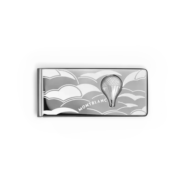 Montblanc Meisterstück Around The World In 80 Days Money Clip - Silver Color