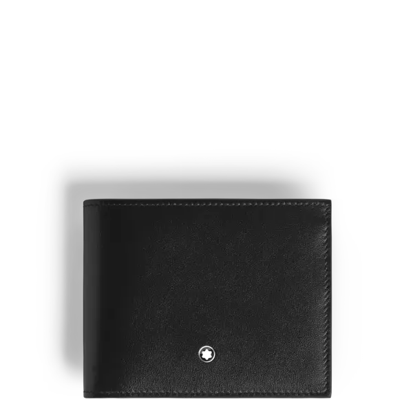 Montblanc Wallet 6cc In Meisterstück - Ink Blue / Black