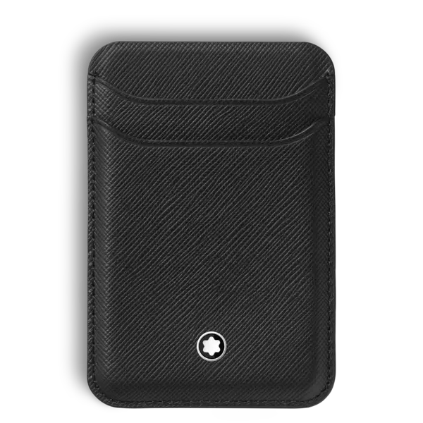 Montblanc Sartorial Card Wallet 2cc For Iphone With Magsafe - Black