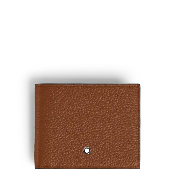 Montblanc Wallet 6cc In Grain - Fauve