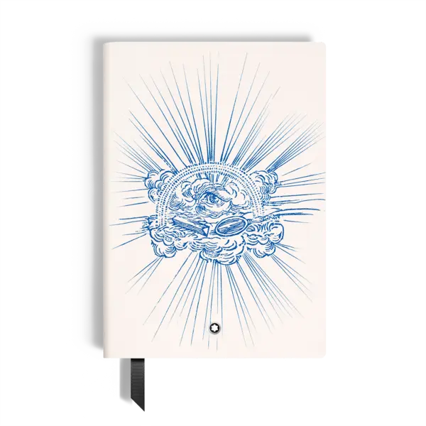 Montblanc Notebook Medium, Writers Edition Homage To Johann Wolfgang Von Goethe Lined Pages - White