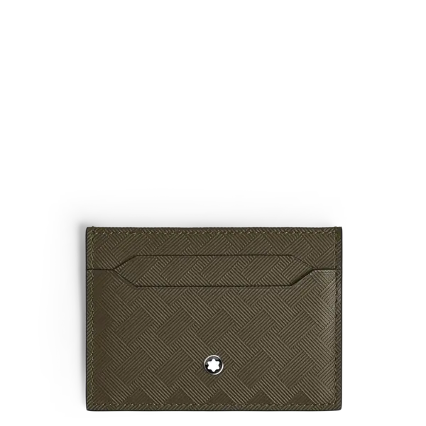 Montblanc Card Holder 5cc In Extreme - Khaki