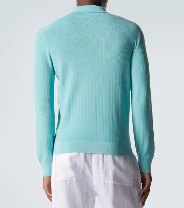 Fedeli Matheus Ribbed-knit Cotton Cardigan