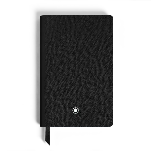 Montblanc Notebook Small, Leather Lined Pages - Black