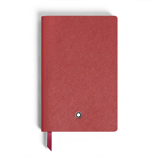 Montblanc Notebook Small, Leather Lined Pages - Red