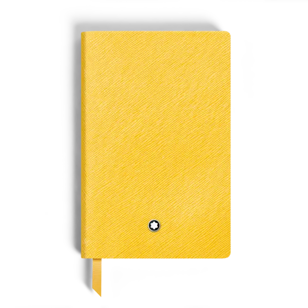 Montblanc Notebook Small, Leather Lined Pages - Yellow