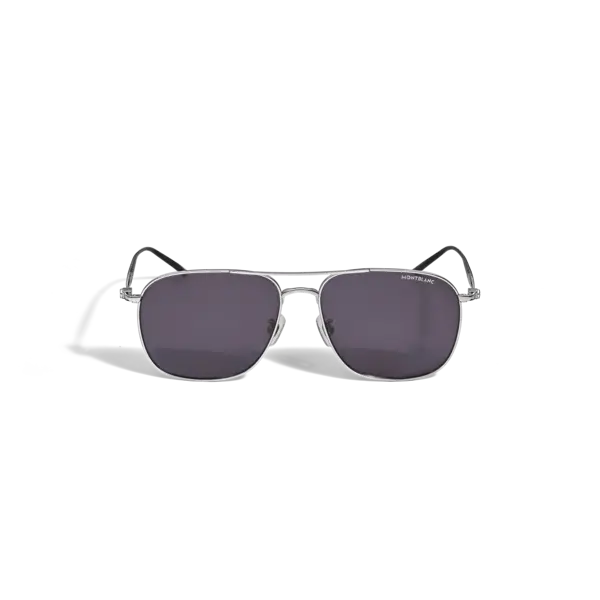 Montblanc Squared Frame Sunglasses - Silver
