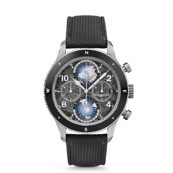 Montblanc 1858 Geosphere Chronograph 0 Oxygen The 8000 Limited Edition - Gray