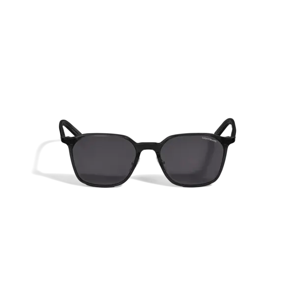 Montblanc Oval Full Rim Sunglasses - Black