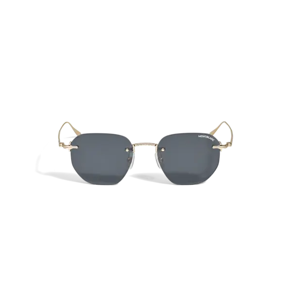 Montblanc Round Sunglasses - Gold