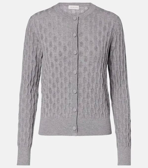 Dries Van Noten Merino Wool Cardigan