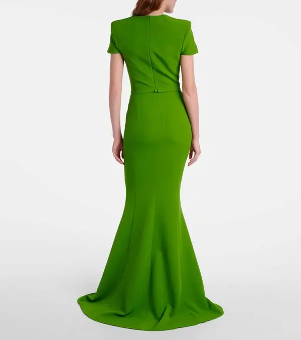 Safiyaa Parker Crepe Gown