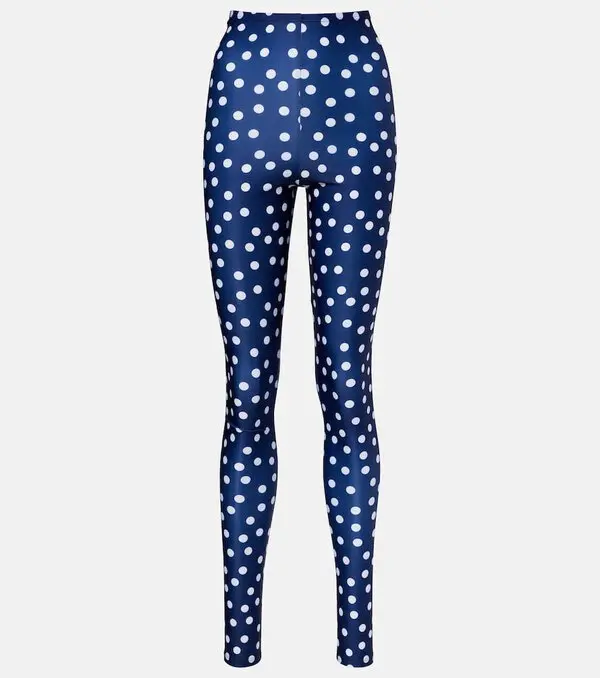 JEAN PAUL GAULTIER Polka Dot Jersey Leggings