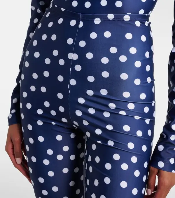 JEAN PAUL GAULTIER Polka Dot Jersey Leggings