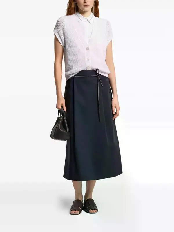 Peserico Button Embellished Knit Top