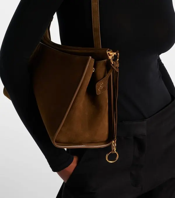 Alaïa Le Click Medium Leather Shoulder Bag - Brown