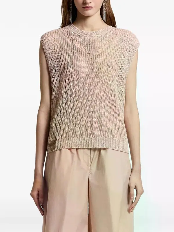 Peserico Open Knit Vest