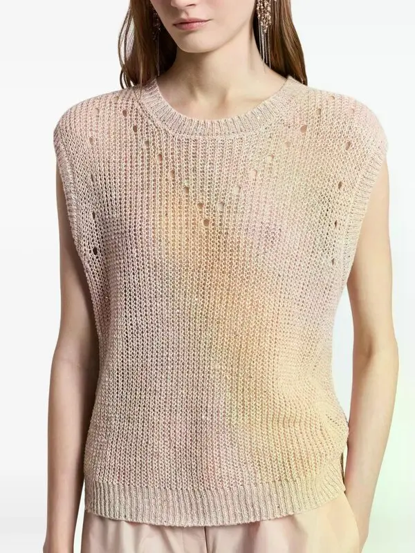 Peserico Open Knit Vest