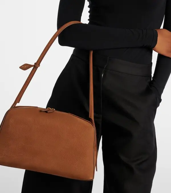 Alaïa Le Bouledogue Leather Shoulder Bag