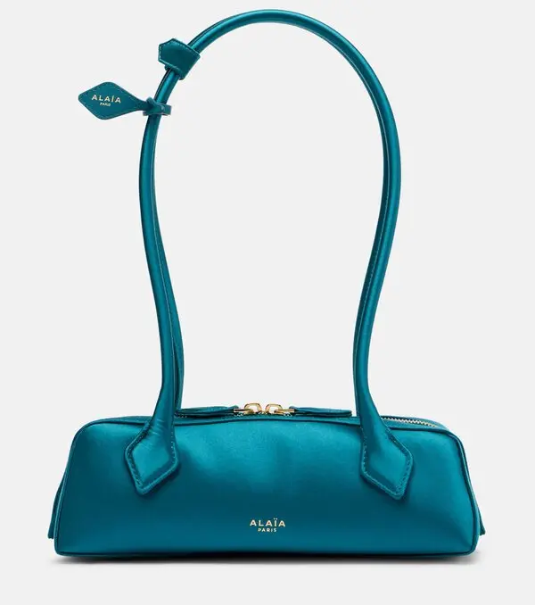Alaïa Le Teckel Small Satin Shoulder Bag