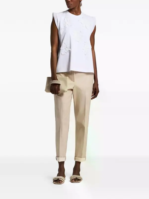 Peserico Floral-appliqué Top