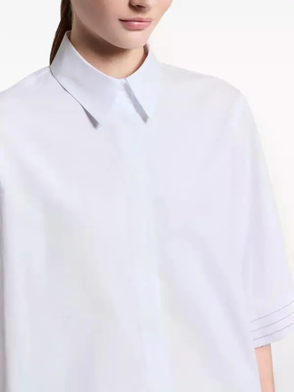 Peserico Stitching Short-sleeve Shirt