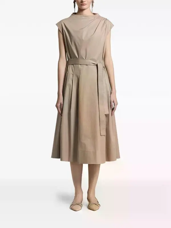 Peserico Belted Midi Dress