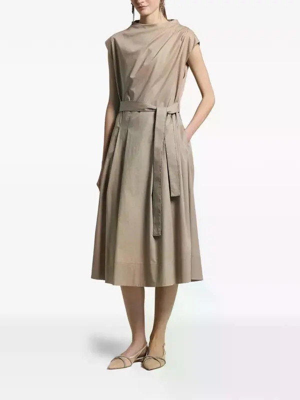 Peserico Belted Midi Dress