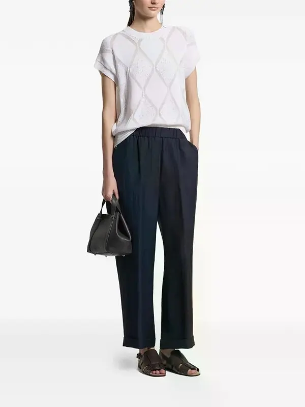 Peserico Knitted Top - White