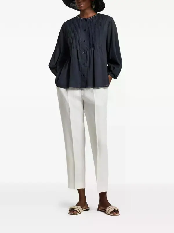 Peserico Pintuck-detail Blouse