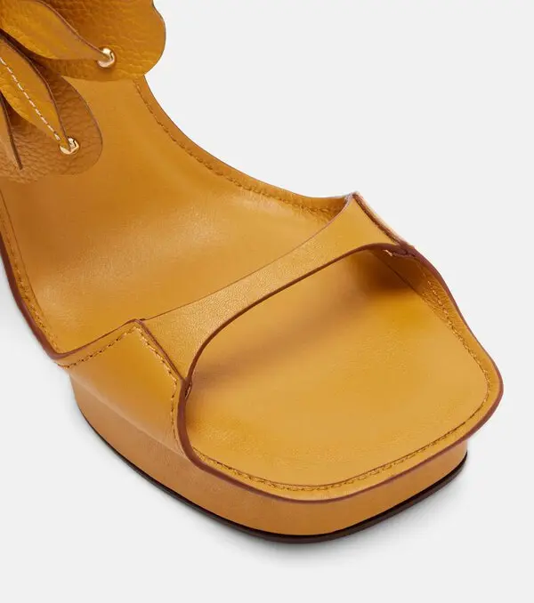 Zimmermann Brightside Platform Leather Sandals