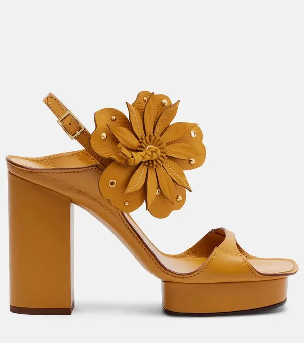 Zimmermann Brightside Platform Leather Sandals