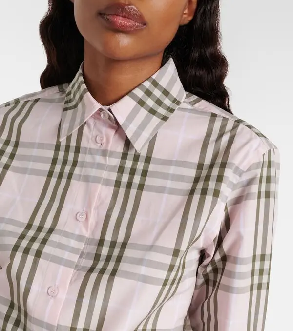 Burberry Check Cotton Poplin Shirt