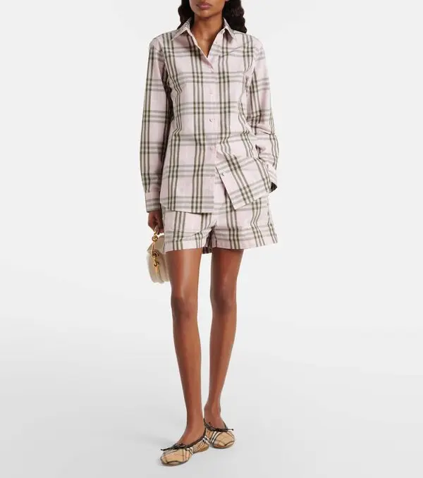 Burberry Check Cotton Poplin Shirt