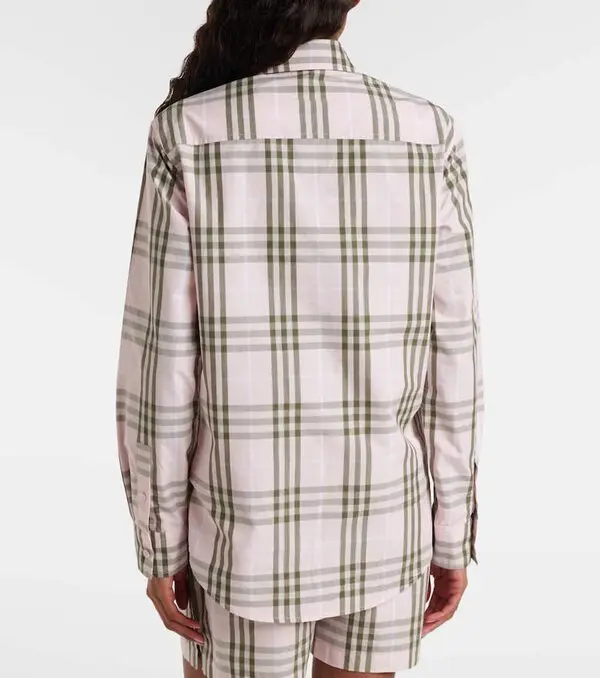 Burberry Check Cotton Poplin Shirt