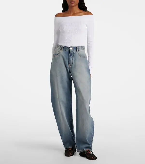 Alaïa Barrel-leg Jeans