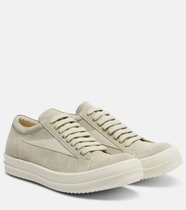 Rick Owens Vintage Suede Sneakers - Grey