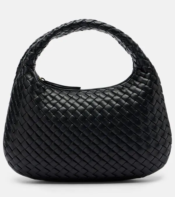 Bottega Veneta Intrecciato Small Top-handle Bag - Black