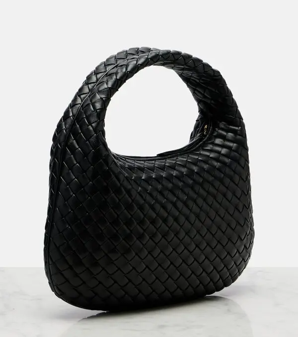 Bottega Veneta Intrecciato Small Top-handle Bag - Black