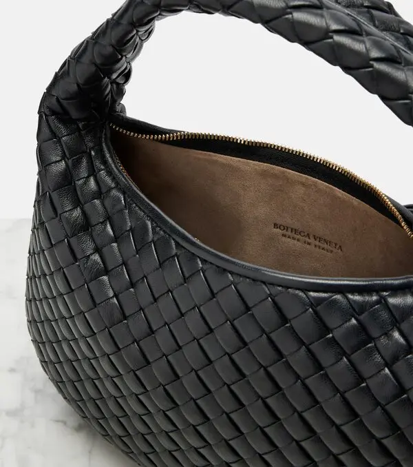 Bottega Veneta Intrecciato Small Top-handle Bag - Black