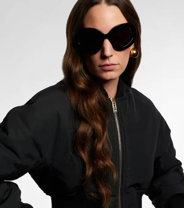 Alaïa Logo Oversized Sunglasses