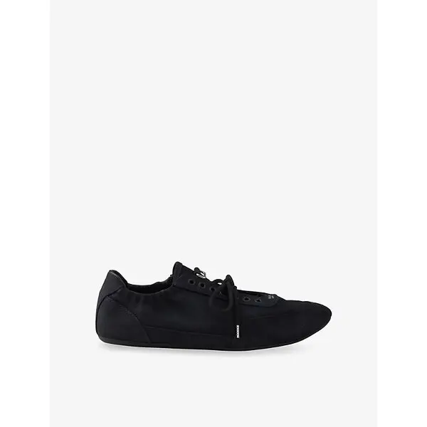 Prada Canvas Trainers - Black