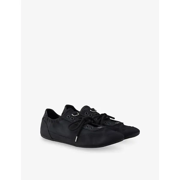 Prada Canvas Trainers - Black