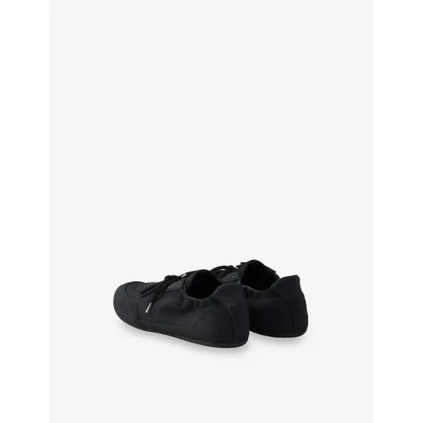 Prada Canvas Trainers - Black