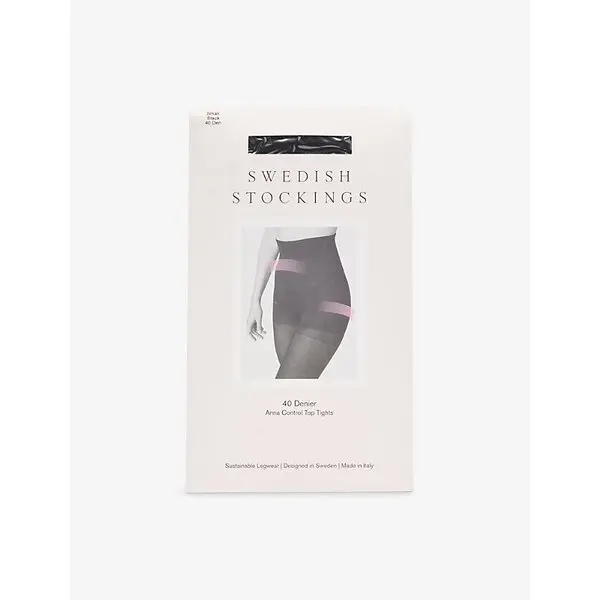 Swedish Stockings Anna Control 40 Denier Support Tights - Black