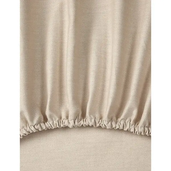 Ralph Lauren Oxford Cotton Fitted Sheet - Linen