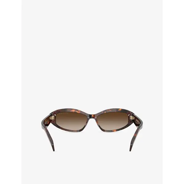 Michael Kors Wilmington Oval Sunglasses - Brown
